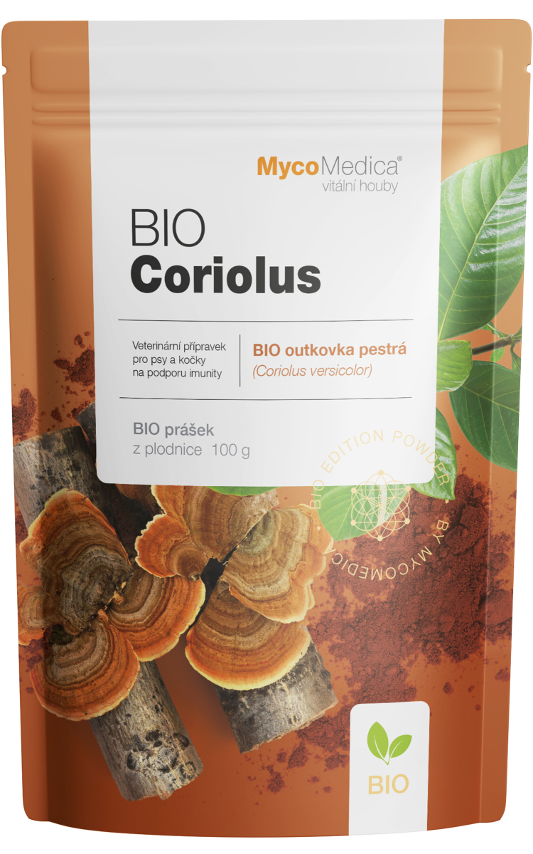 Coriolus nejvyšší kvality = MycoMedica. Nezávisle testováno ...